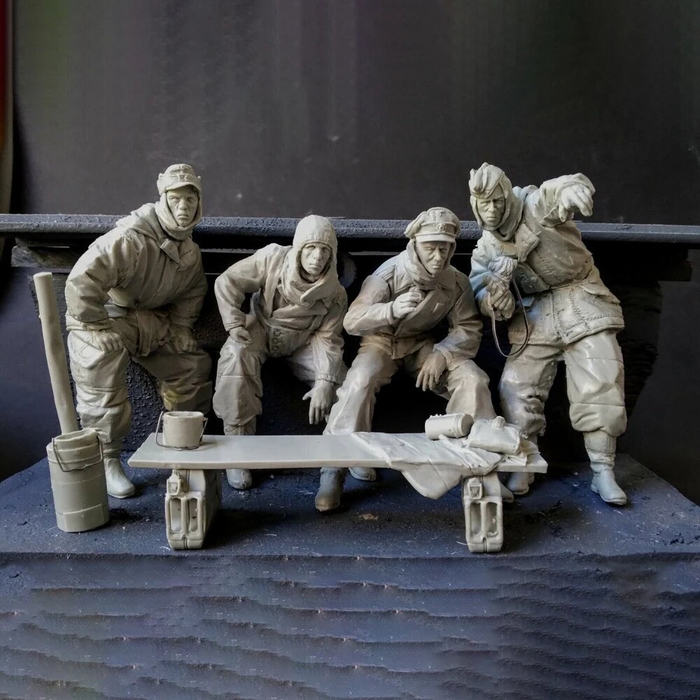 Наборы фигурок MEEKLION MODEL 1/16 Military Theme Resin Kit 451C