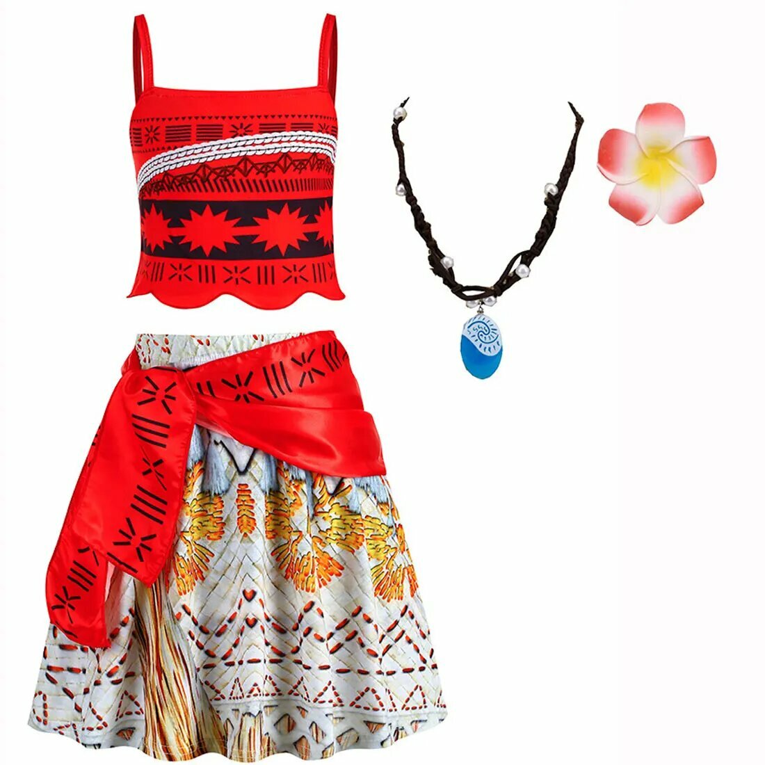 Платье принцессы Моаны Disney для девочек 7-8T(tag 140), Moana Suit 1