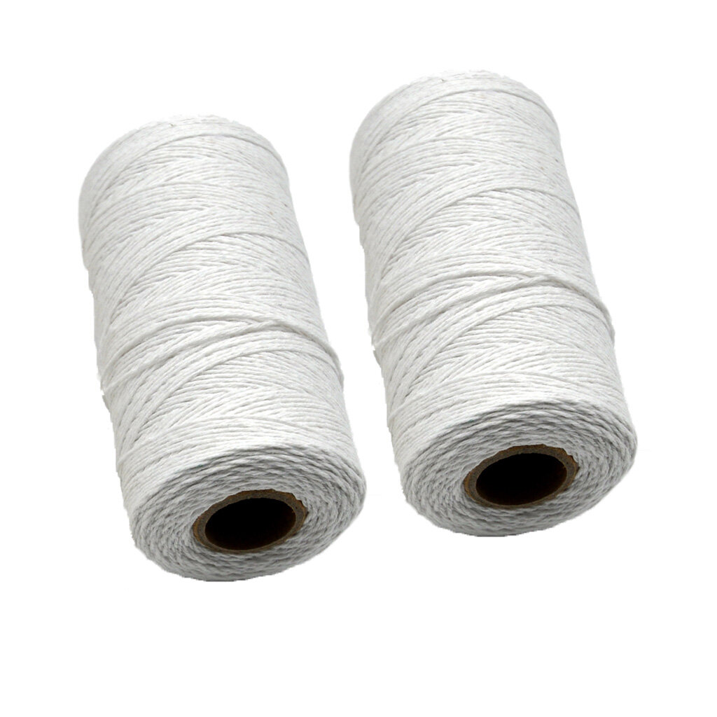 Хлопчатобумажная Оберточная Пряжа Белого Цвета 1 мм Ткацкий Станок Ковер Одеяла Мать Бабушка Тканые