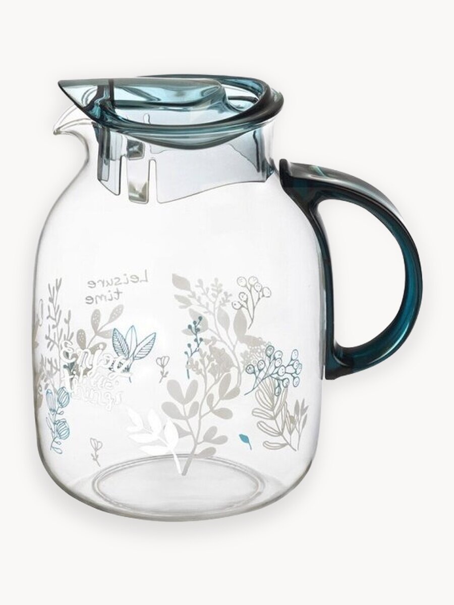 Кувшин Mallony La Caffetteria 2 л, термостойкое стекло, с крышкой (910138)