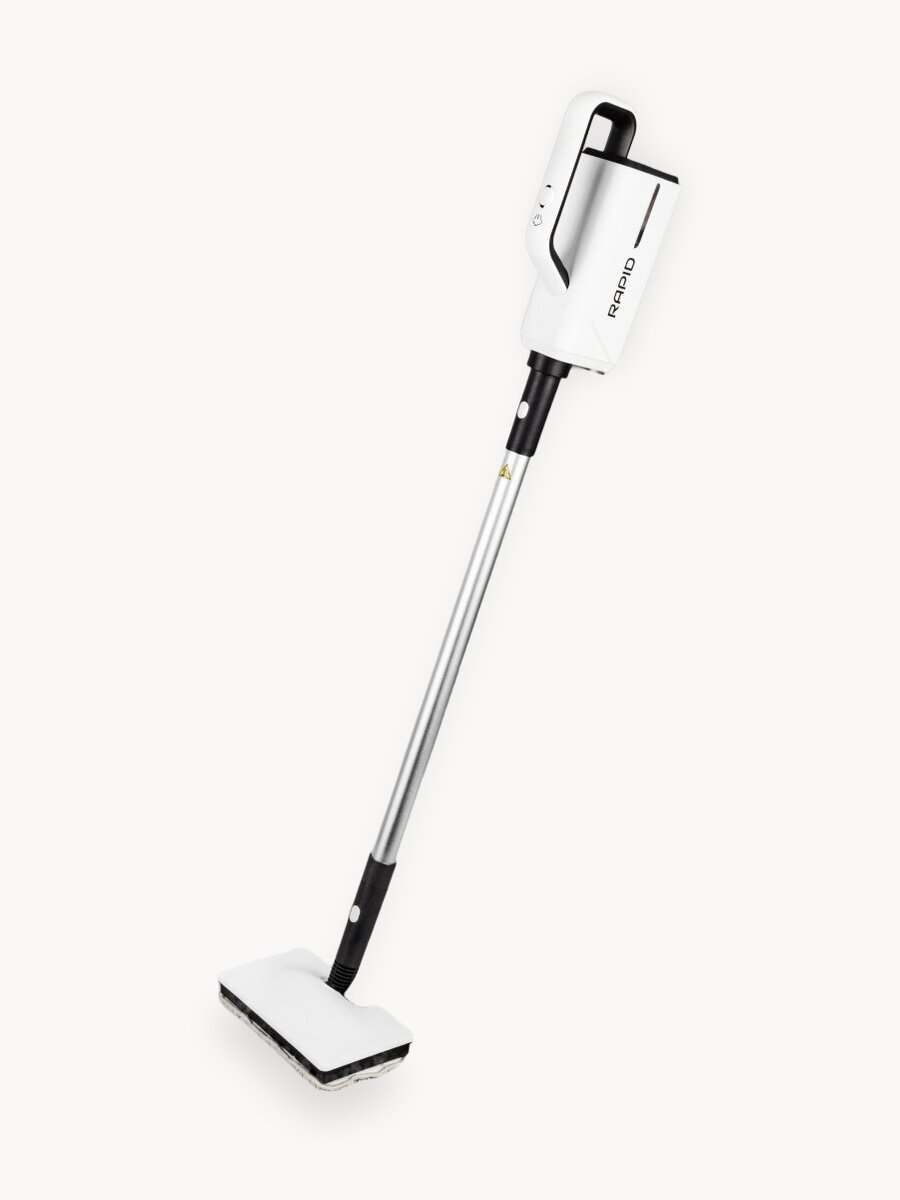Паровая швабра RAPID HOME, 1500Вт, 0,36 л, с насадками для пола, с насадкой для ковровых покрытий и других поверхностей