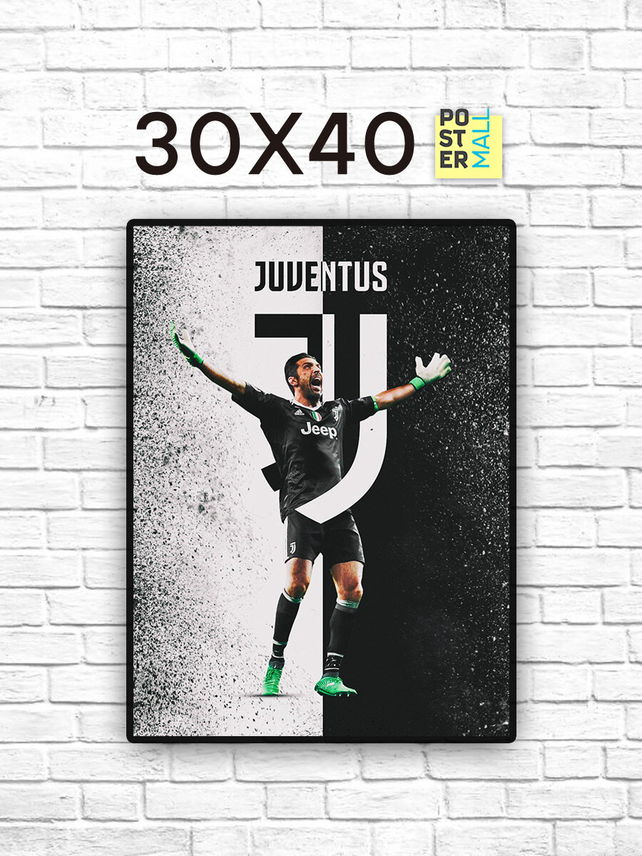 Постер для интерьера на стену (30х40 см). Футбол - Джанлуиджи Буффон