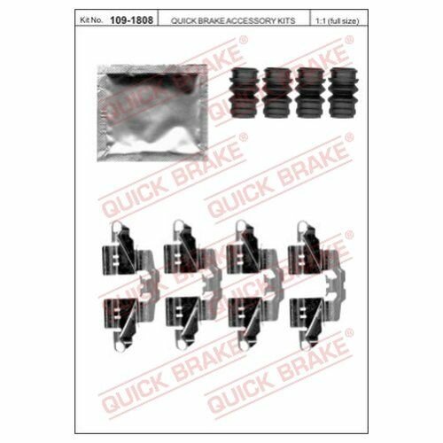 Комплект монтажный тормозных колодок Quick Brake 1091808