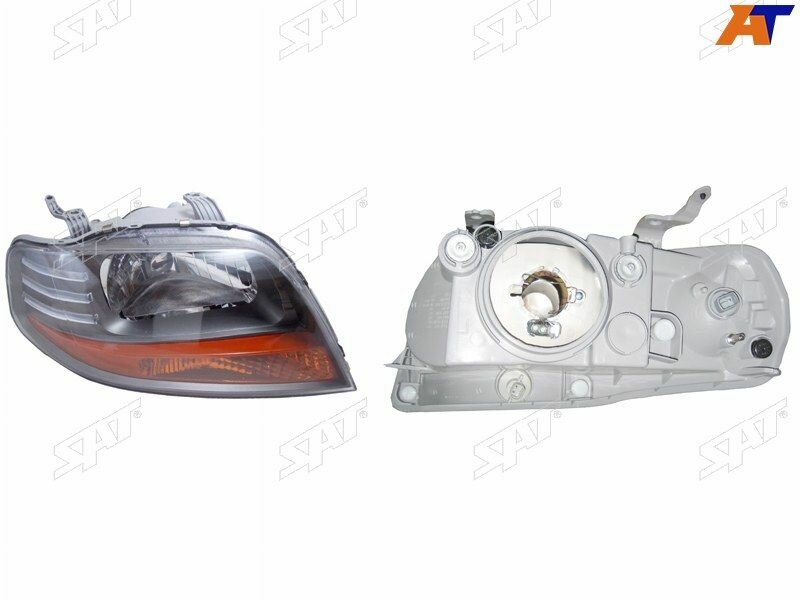 . SAT Фара для CHEVROLET AVEO T200 03-08 правая 4, 5D черная