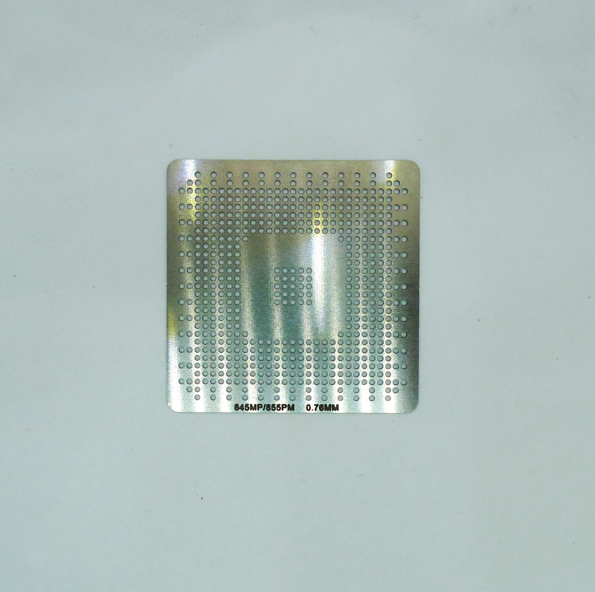 Трафарет BGA для реболлинга 845MP/855PM 0.76 мм