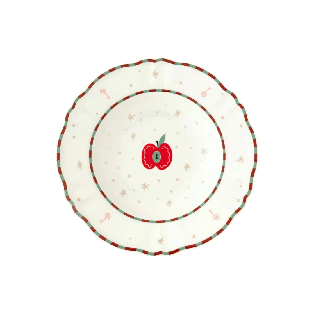 Тарелка глубокая APPLE 23 см Frutto Della Passione BITOSSI HOME PAN01041
