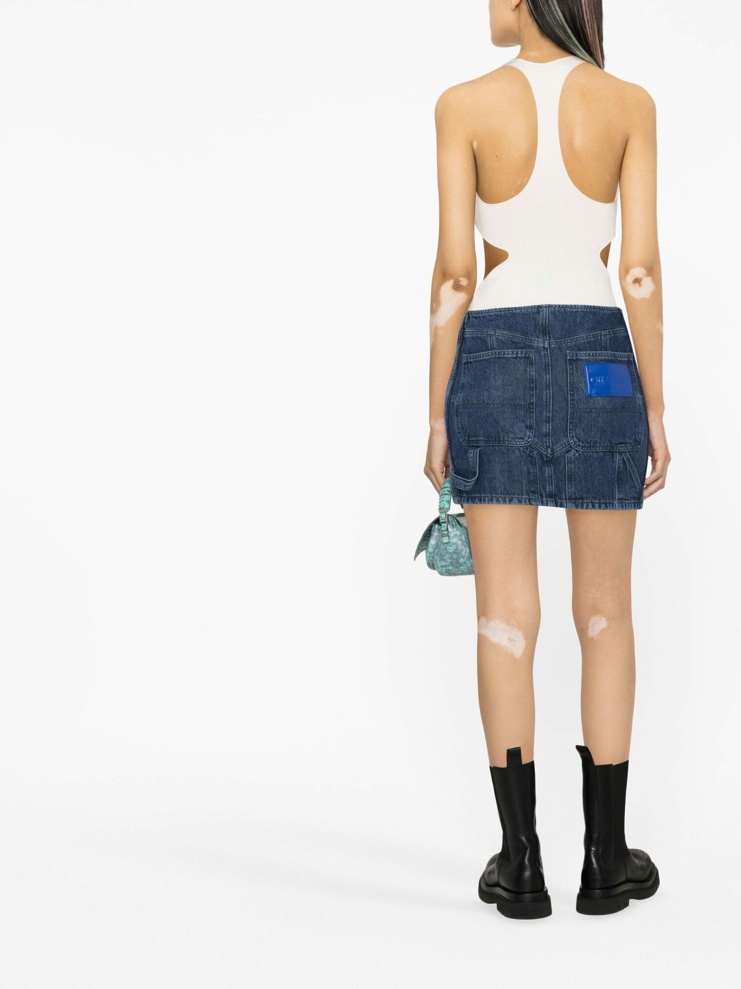 Юбка Off-White, размер 40, blue — фото 1