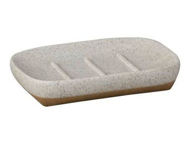 OFELIS Stone мыльница с каменной текстурой, керамическая подставка для мыла, минимализм