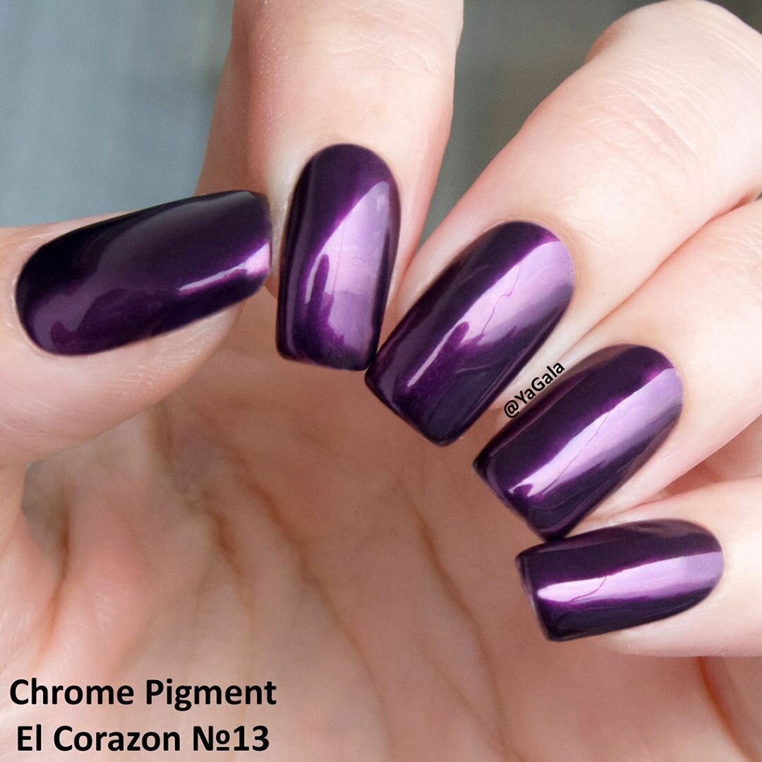 El Corazon Перламутры для дизайна ногтей или для втирки (шиммеры) в баночке №pb-13, 2 г