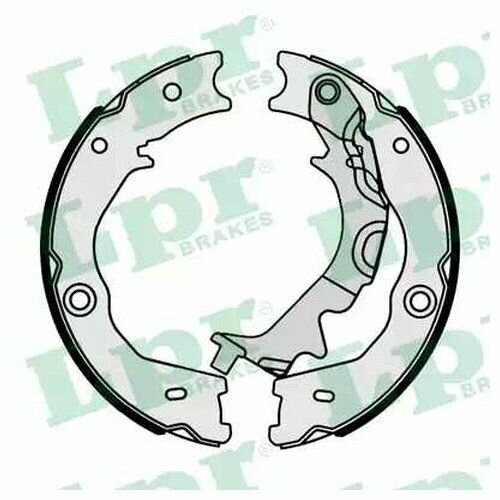 Комплект колодкок стояночного тормоза Lpr 01138 для Kia Carnival II, III