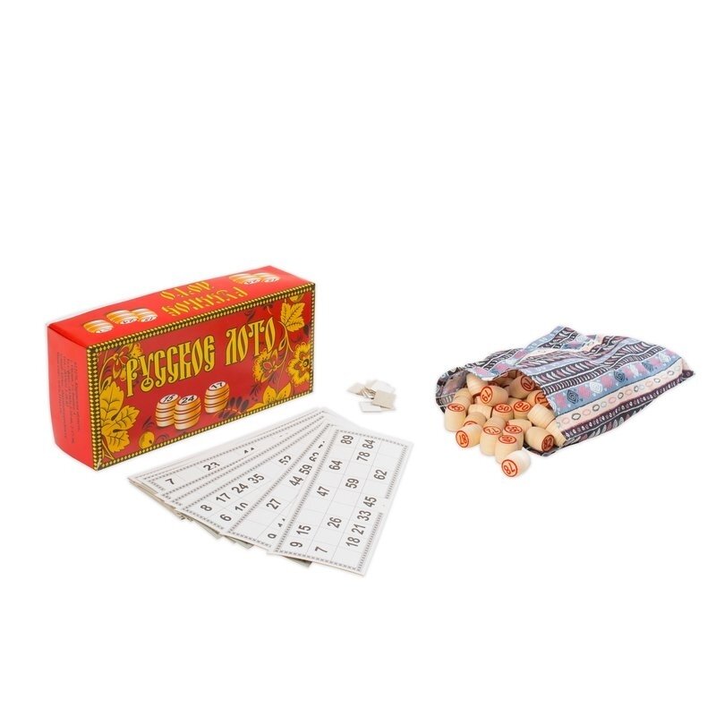 Русское Лото «Хохлома» в картонном боксе