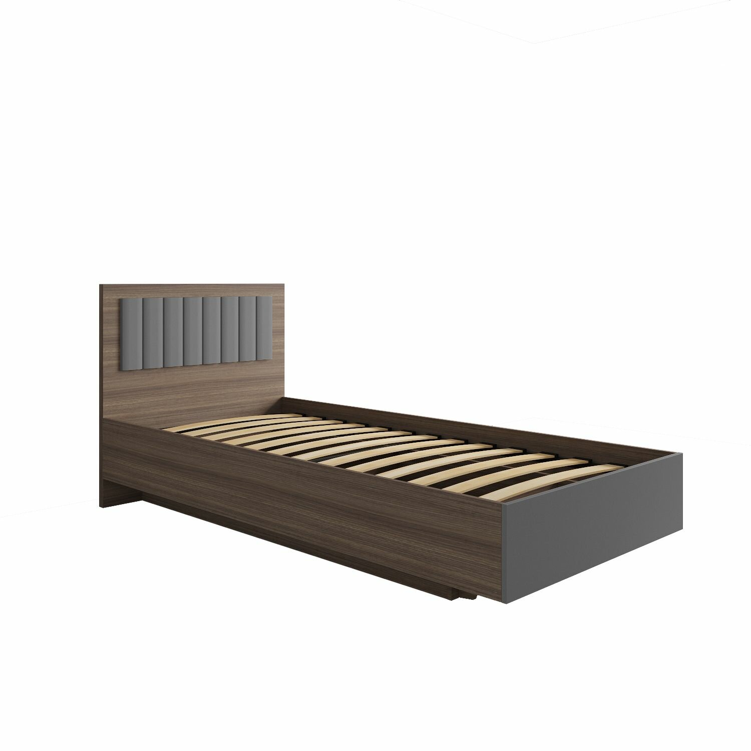 Роза Кровать 90 Графит Скин