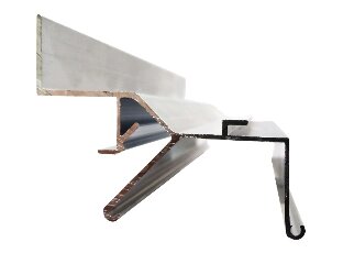 Профиль AL гарп. Парящий-Контурный 2м (2шт по 1м)