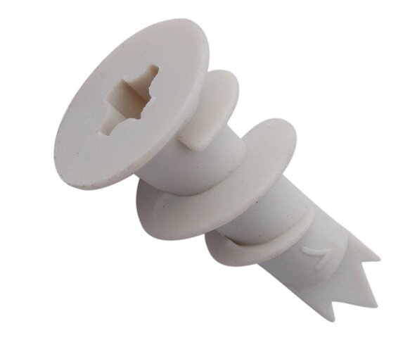 Набор дюбелей Крепдил Driva, 12х32 мм, полипропиленовый, для гипсокартона, 100 шт