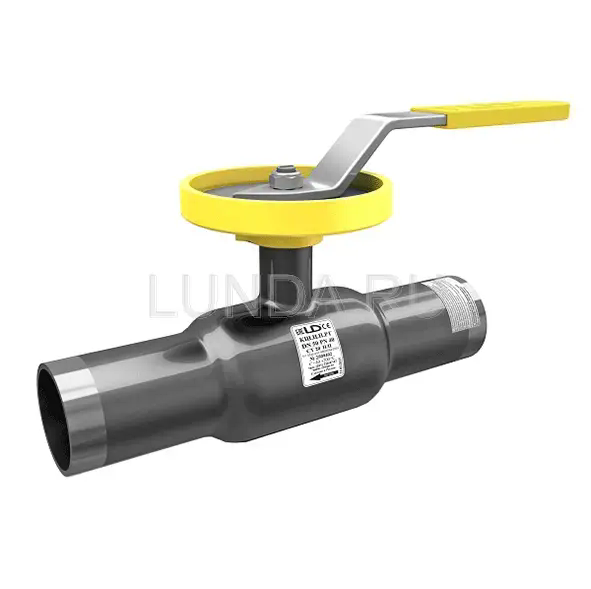 Шаровой стальной кран регулирующий с/с Ду 32 Ру 40, с ручкой, н/п, LD КШ. Ц. П. Regula 032.040.02