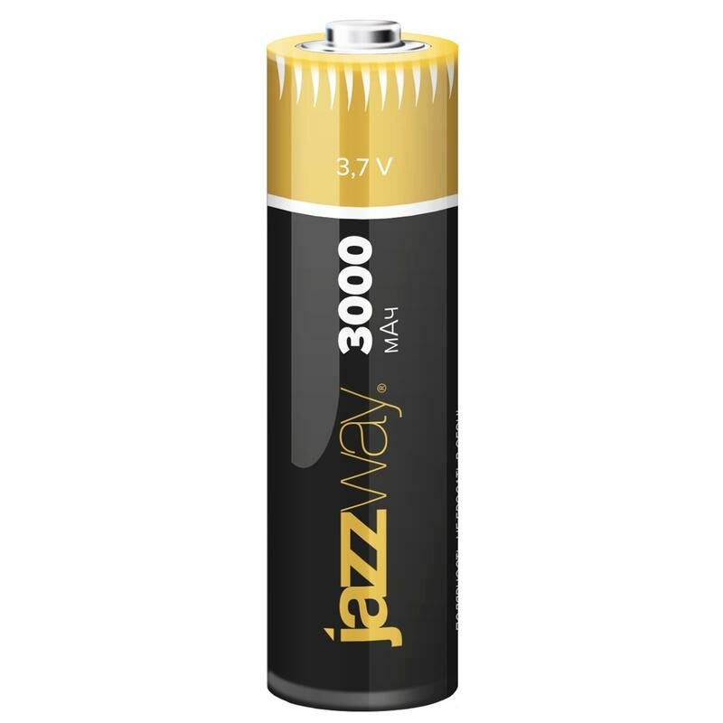 Аккумулятор 18650 3.7В Li-Ion 3000мА. ч с защитой JazzWay 5012073