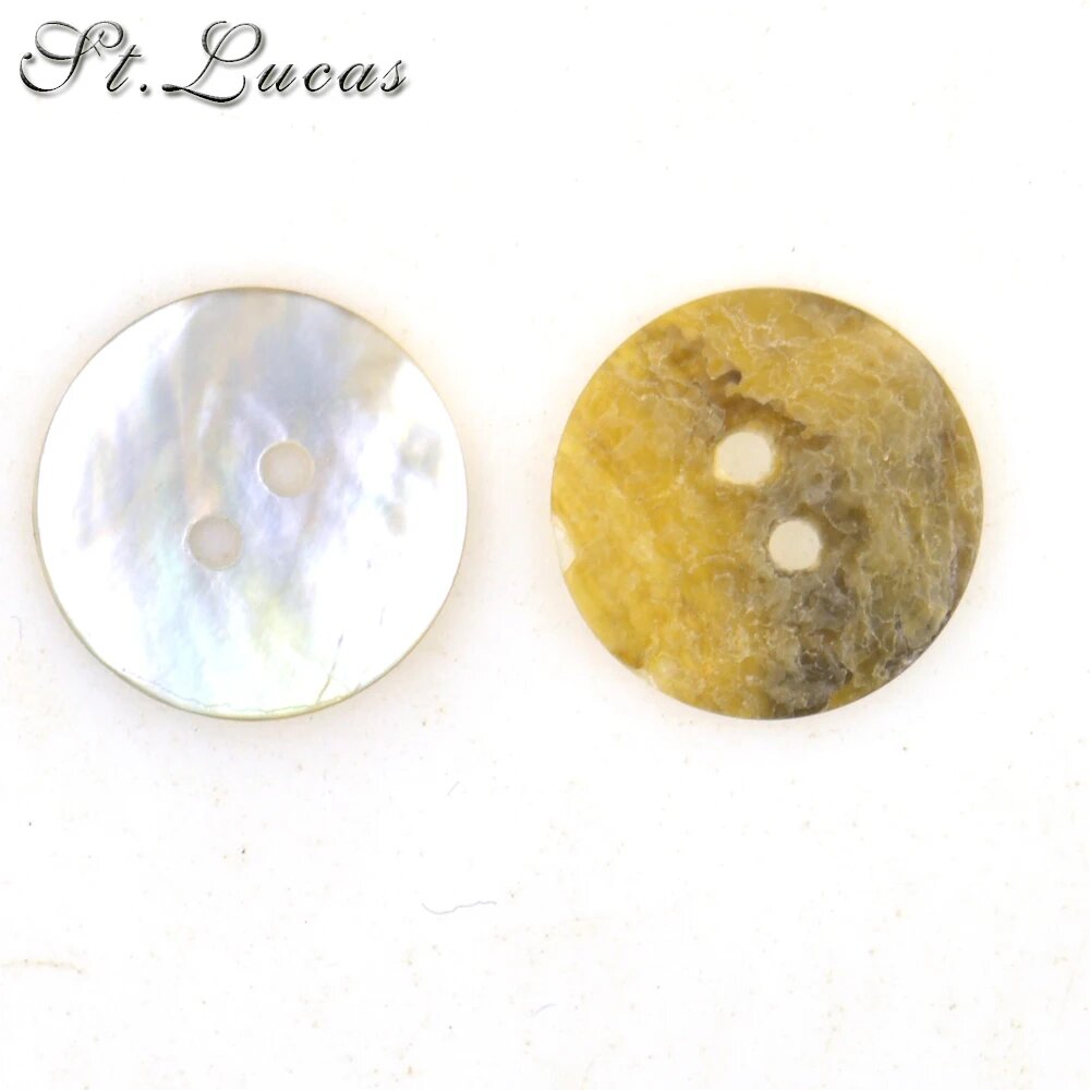 Пуговицы St.Lucas из ракушек 30 шт 12mm