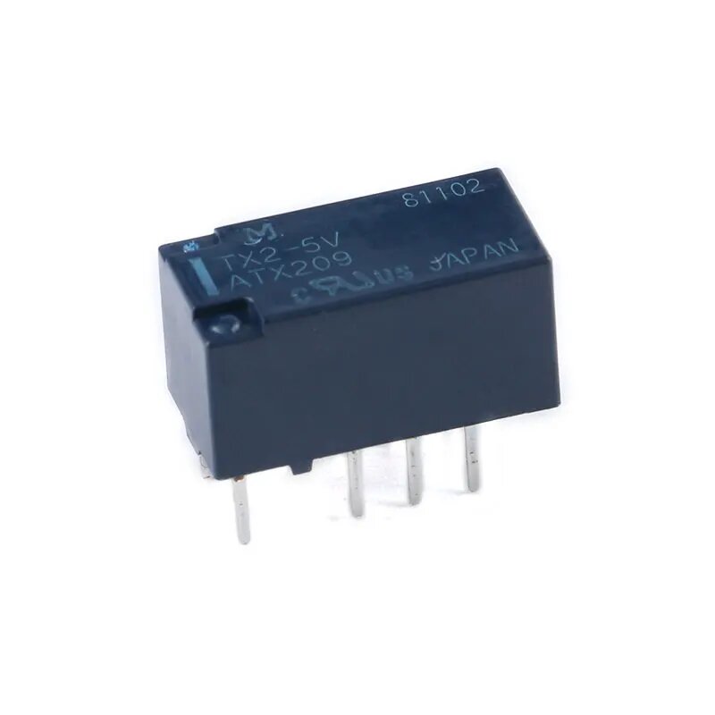 Реле мощности TX2-5V, 2A, 8 контактов, Размер: TX2-5V