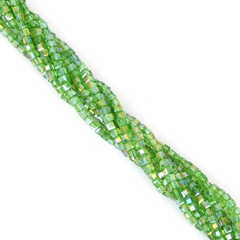 Австрийские хрустальные бусины 3 мм, 4 мм, 6 мм, 8 мм Зеленый, 4mm 100pcs, Grass Green AB
