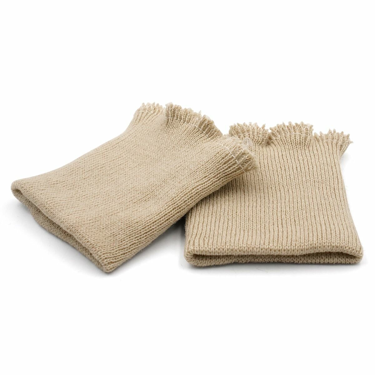 Манжет средней плотности (100% акрил), 14 кл, 1*1, 8см*9,5см (В-22 слоновая кость (светло-бежевый))