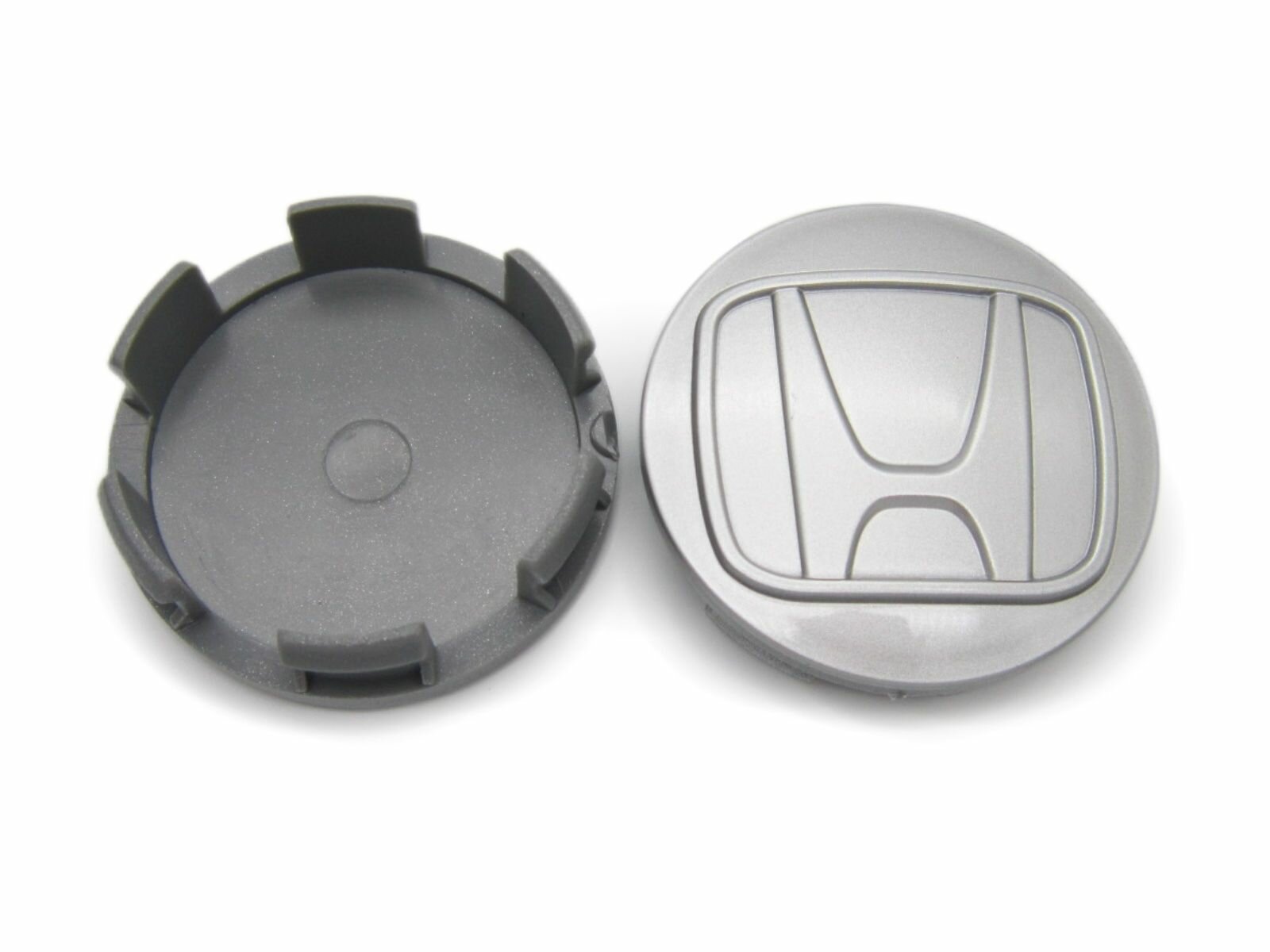 Колпачок, заглушка для литого диска СКАД Honda silver, 56/51/12 мм, 1 шт.