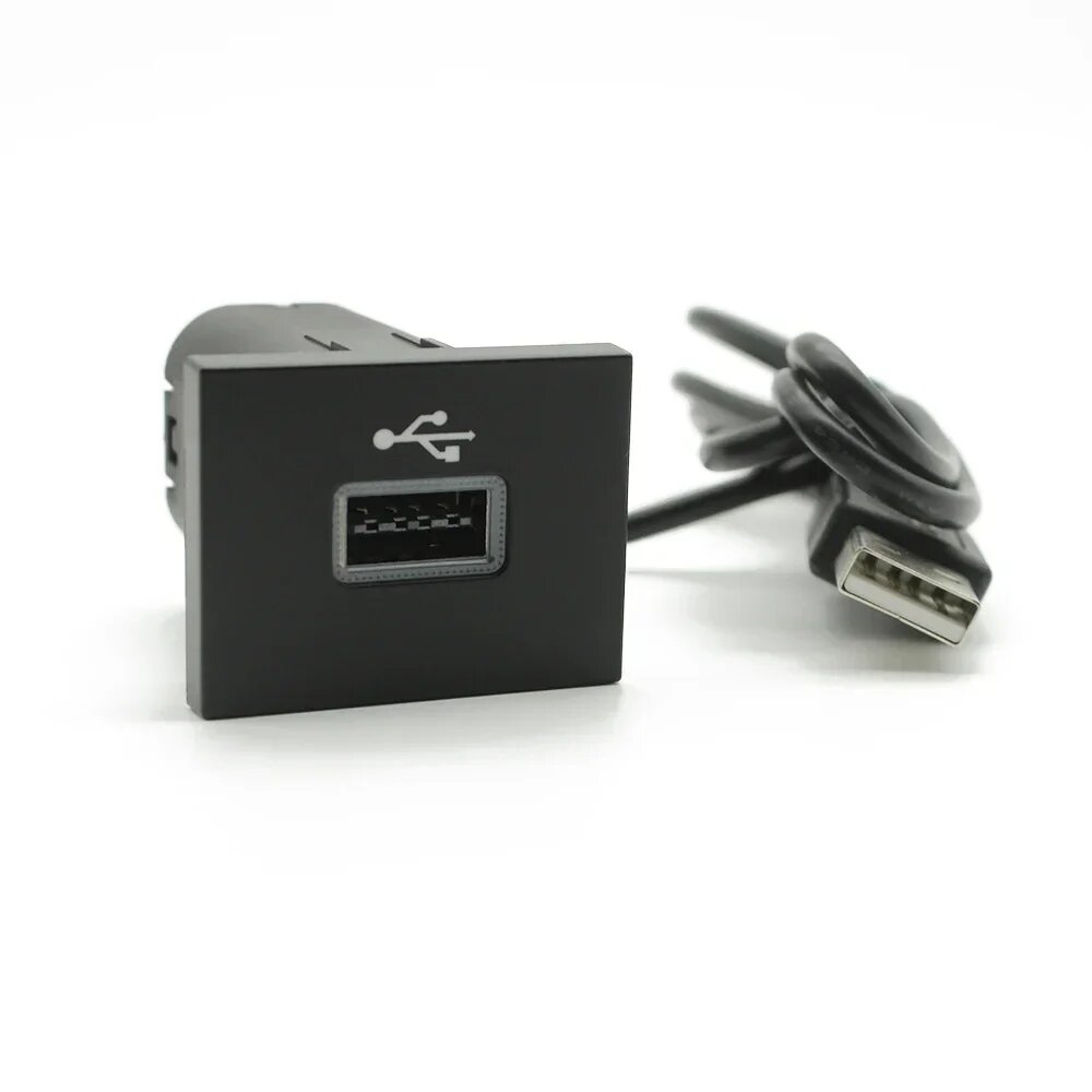 Автомобильный черный/серебристый USB-входной адаптер, аудио радио, u-диск, разъем для вспышки, интерфейсный кабель для Ford Focus 2 Mk2 2009-2011, аксессуары Black