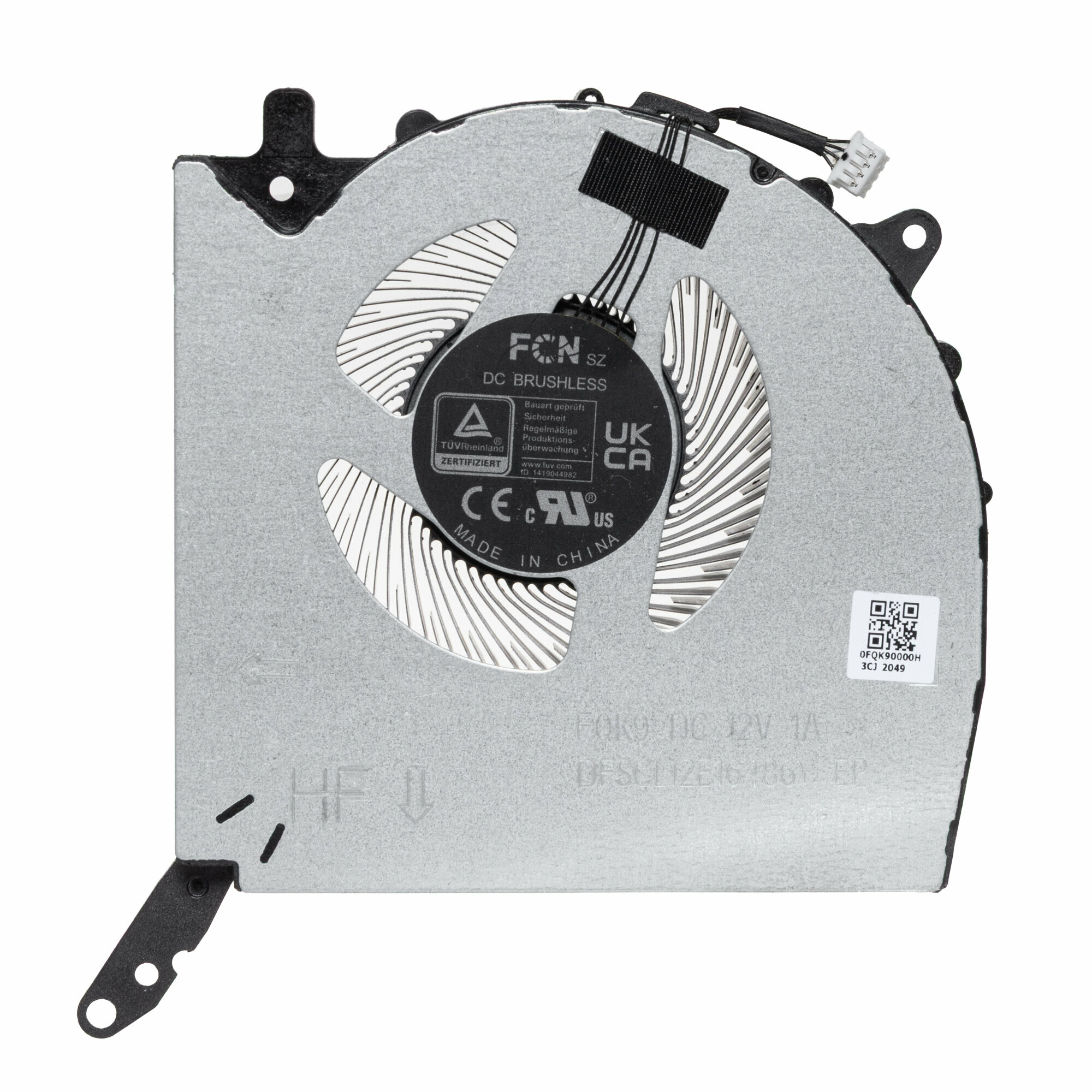 Кулер для ноутбука Lenovo Legion Pro 5 16IRX9 / Lenovo Legion Pro 5 16IRX8 / Lenovo Legion Pro 5 16ARX8 / BAPB0810R2HY005 / DFSCL12E16486Y-FQK9 - 4 pin GPU