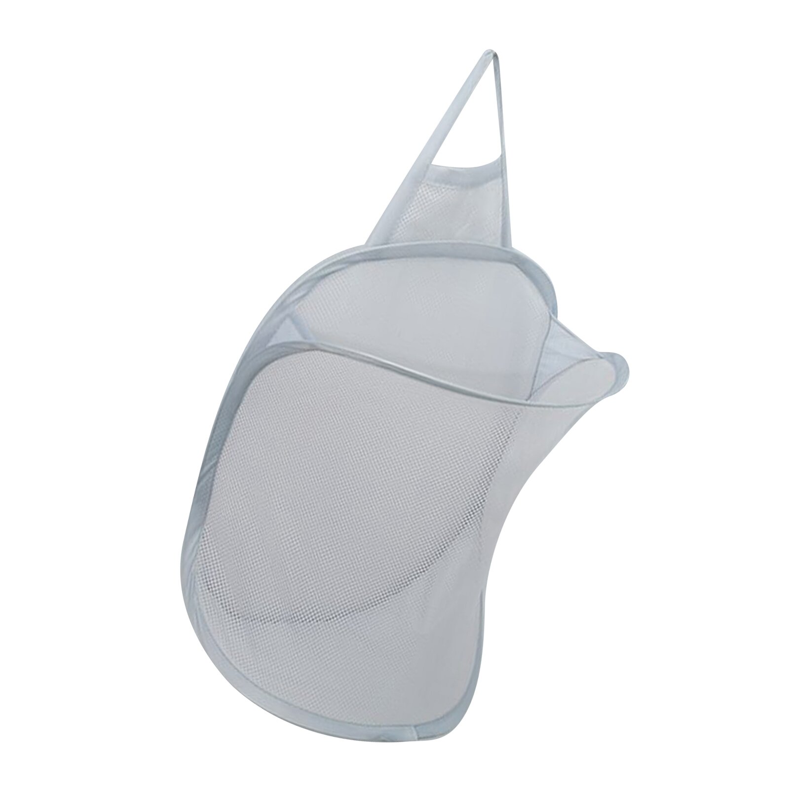 Подвесная корзина для белья Складная компактная настенная подвесная корзина для белья для ванной комнаты Серая