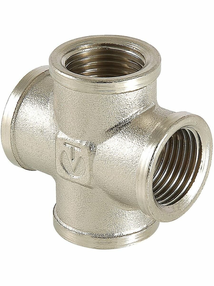 Крестовина VALTEC 3/4"В, лат. никелир, VTr.760. N.0005
