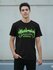 Футболка THRASHER, размер M, зеленый, черный