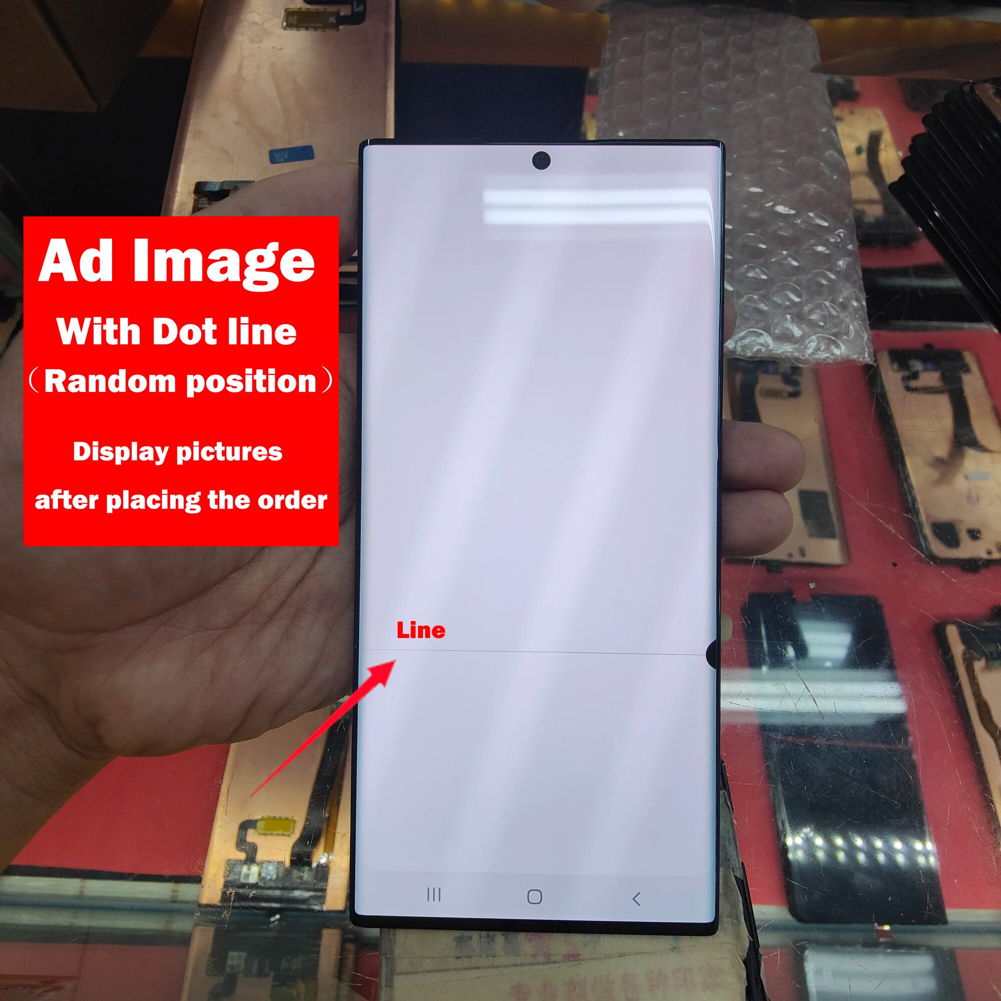 С дефектным экраном для Samsung S22 Ultra 5G Дисплей S908B/DS S908U S908W ЖК-сенсорный экран без рамки