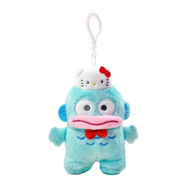 Брелок MINISO "Hello Kitty", плюш, эко-наполнитель, 10см, бирюзовый
