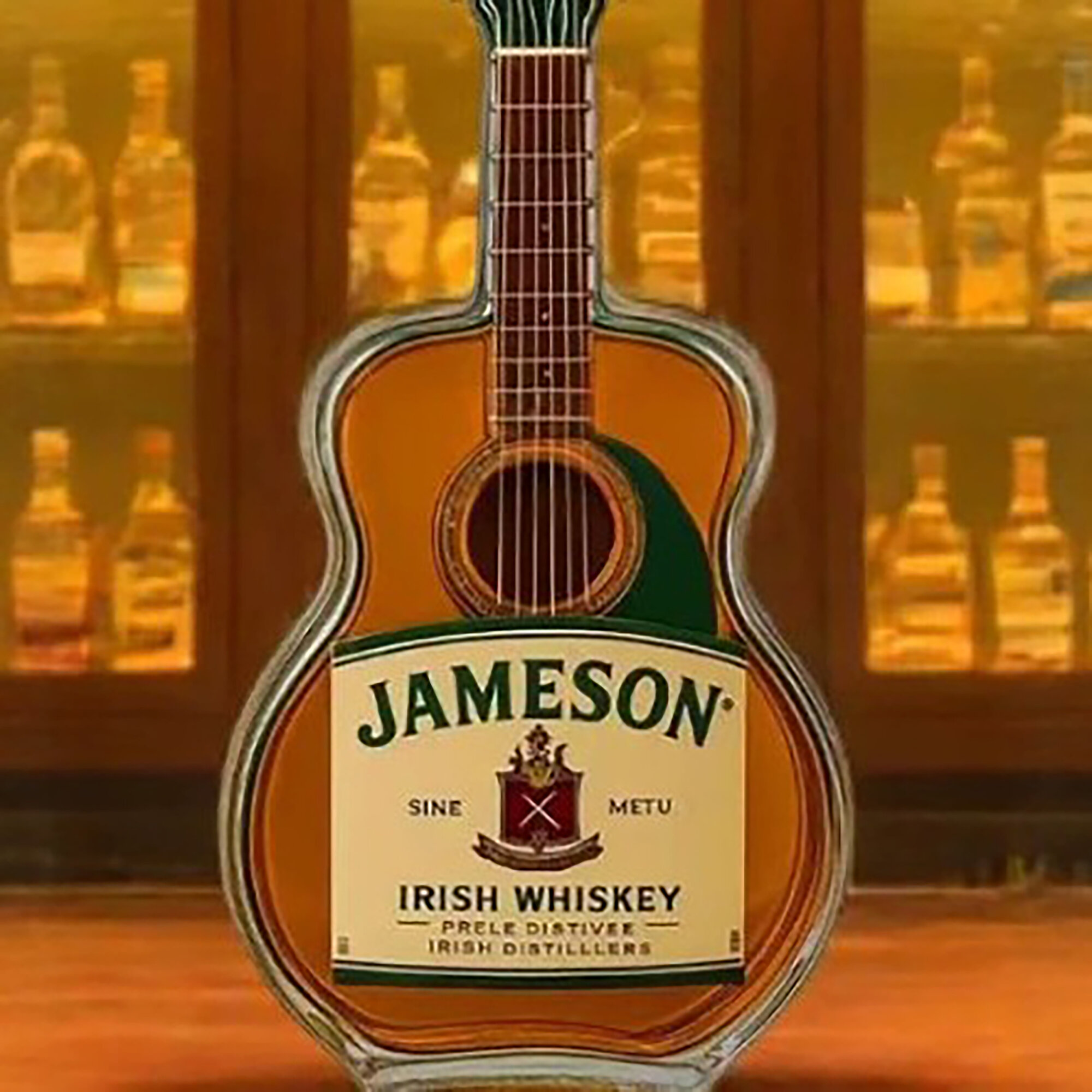 JAMESON Бутылка для скрипки, прозрачная бутылка вина, бутылка виски