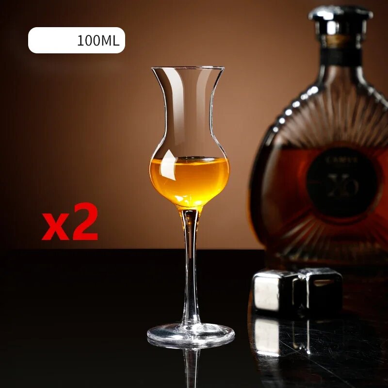 Хрустальный бокал для виски Тюльпан 100ml x2 Pieces