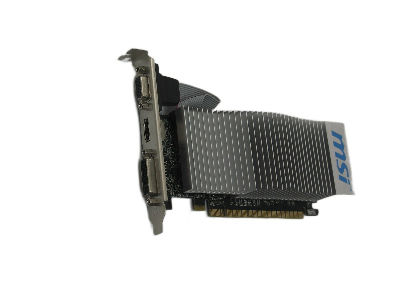 Видеокарта 1Gb GeForce 210 GT, MSI N210-TC1GD3H/LP PCI-E