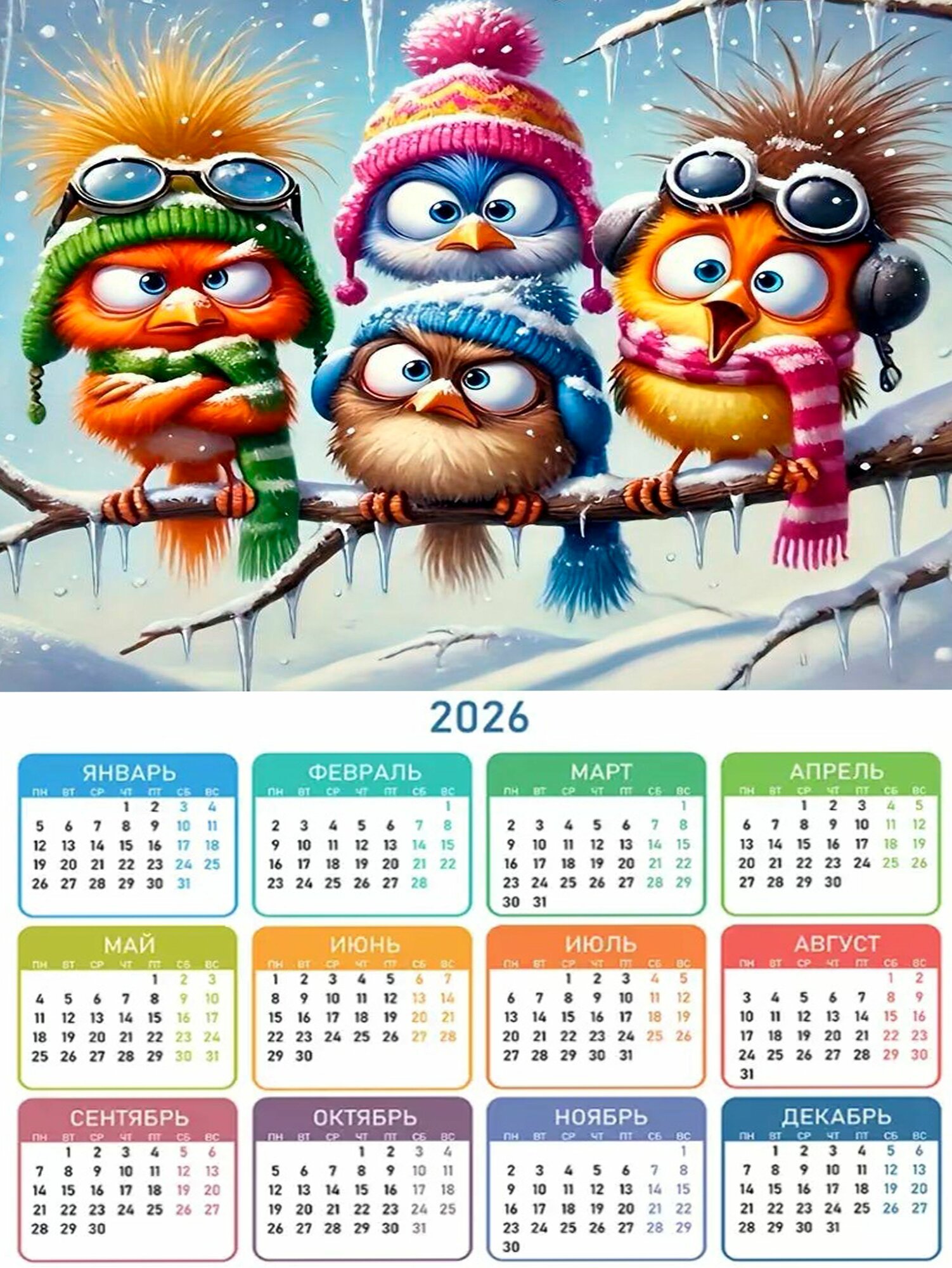 Календарь 2026