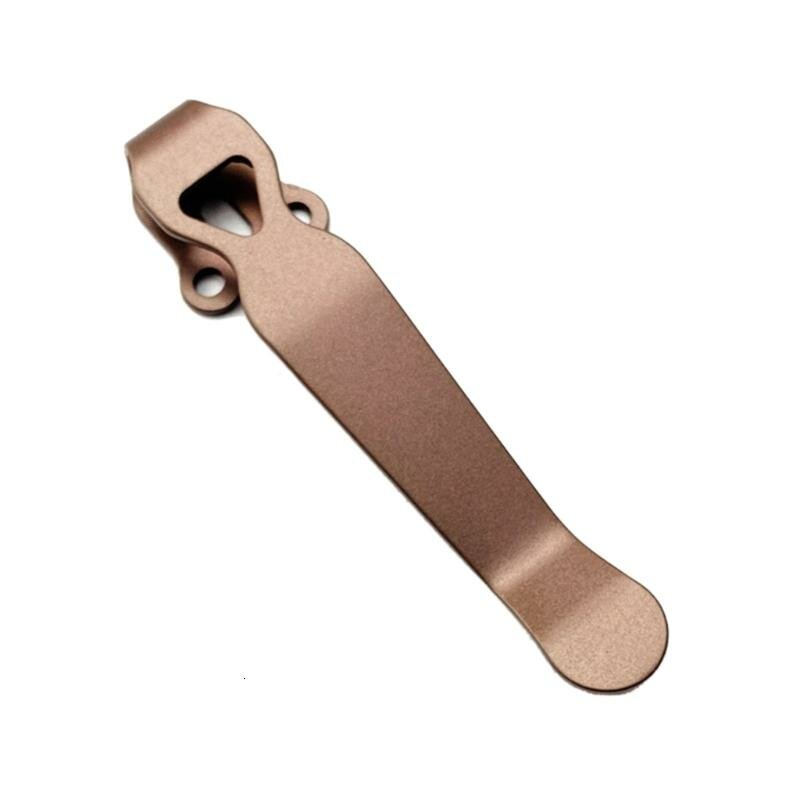 Бабочка складной нож клипса титановый сплав клипса для кармана, Розовое золото