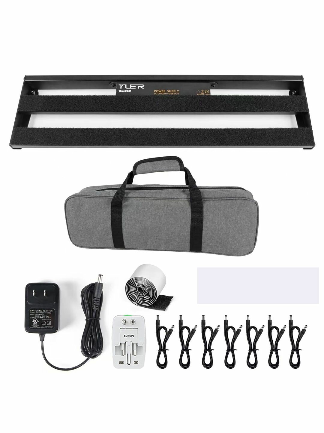 Yuer Guitar Pedalboard Педальная доска для гитары гитарный алюминиевый сплав