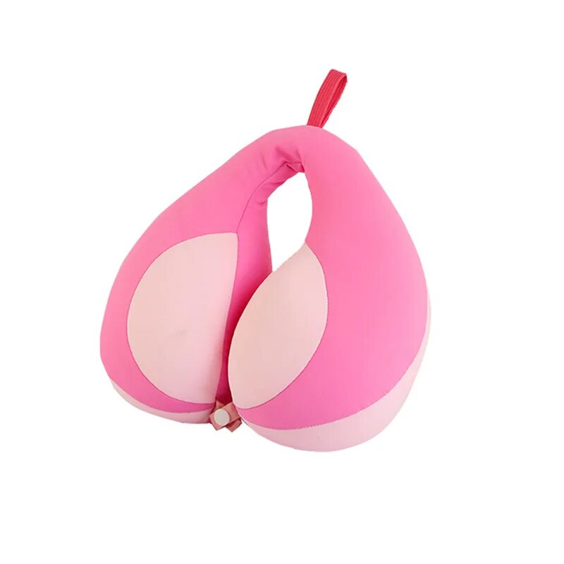 Детская U-образная подушка для новорожденных, дорожная подушка для шеи для автомобильного подголовника, воздушная подушка, детское автокресло, поддержка головы, Детские аксессуары Розовый