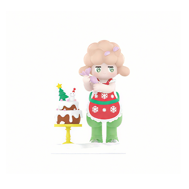 Коллекция унисекс POP MART Зимний День Pansum Satyr Rory Serene Мистические боксы, Confirmed-Festival Cake (Open)