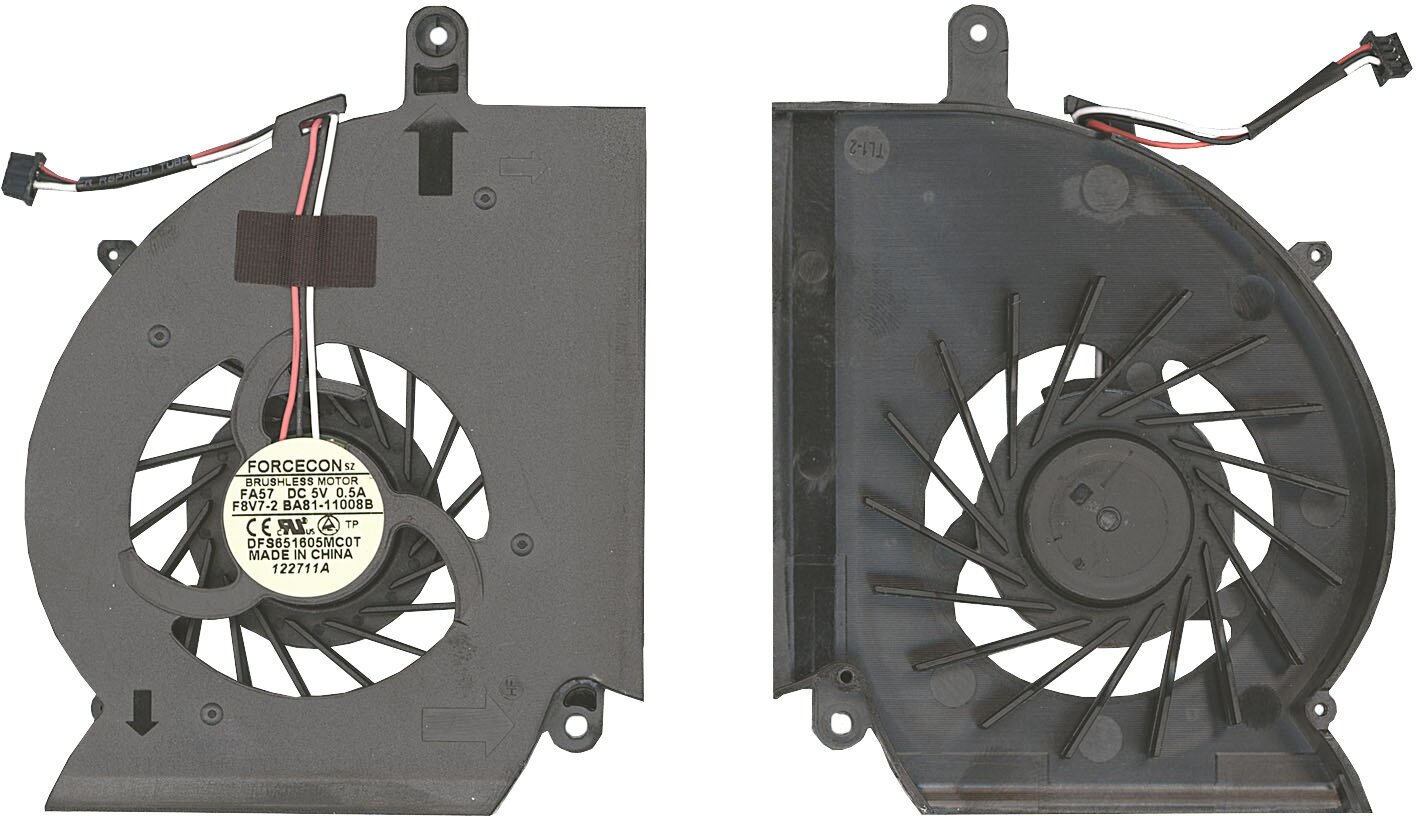Вентилятор (кулер) для Samsung RC530 (3-pin)