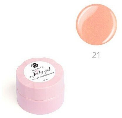 Adri coco гель-желе светлый персиковый №21 10мл