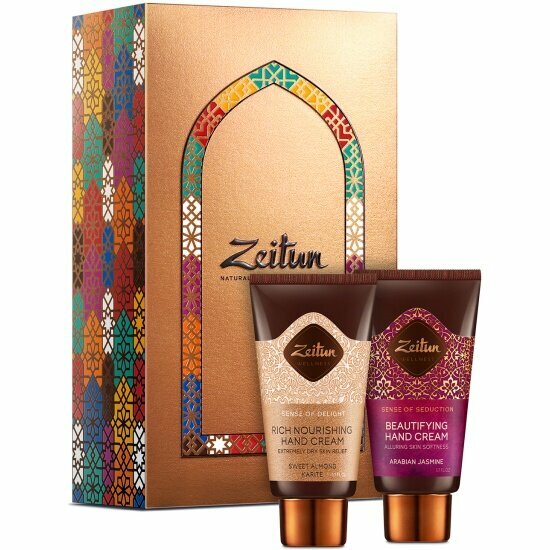 Подарочный набор Zeitun Соблазн и наслаждение (увлажняющий крем для рук + питательный крем для рук)