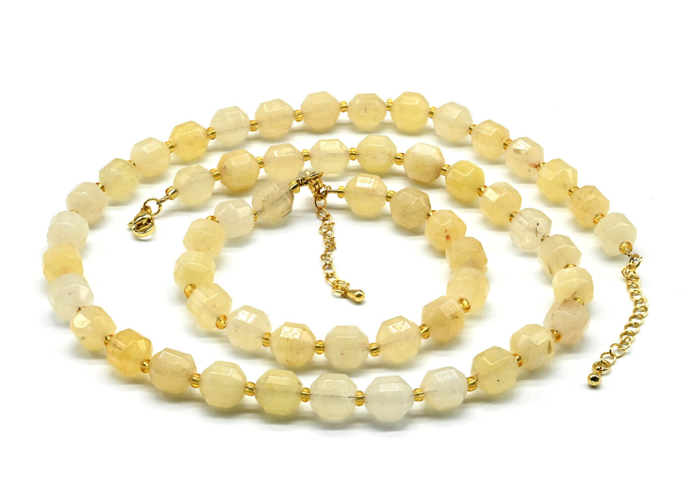 Бусы, кальцит