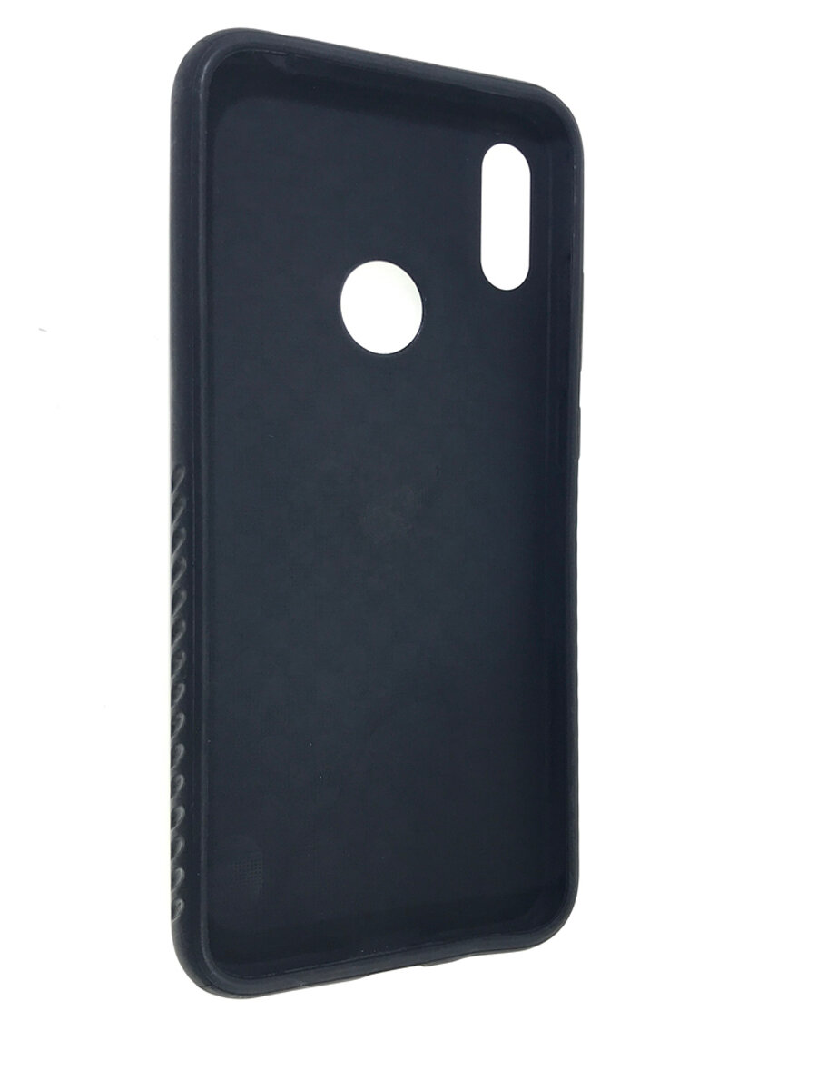 Чехол Мобильная Мода для Huawei Y6 2019/Honor 8A/8A Pro Накладка силиконовая с эпоксидной смолой и рисунком кота