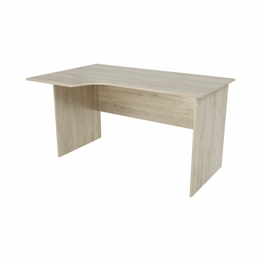 Стол криволинейный (левый) СФ250 , р.1400х900х750 мм, Дуб кронберг