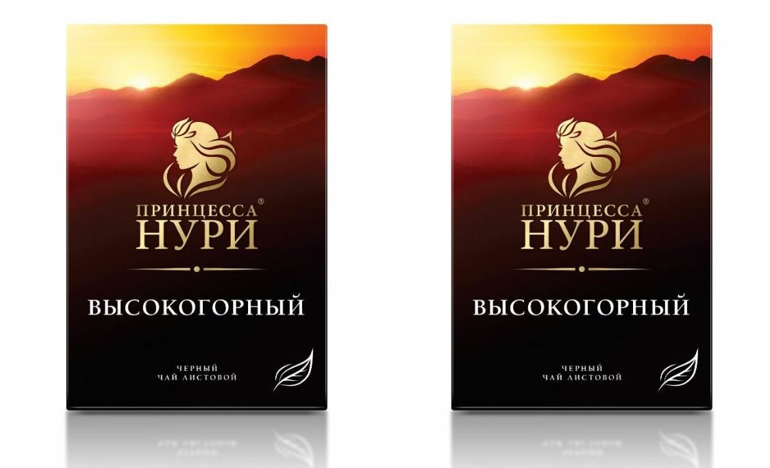 Принцесса Нури Чай черный листовой Высокогорный, 100 г, 2 шт