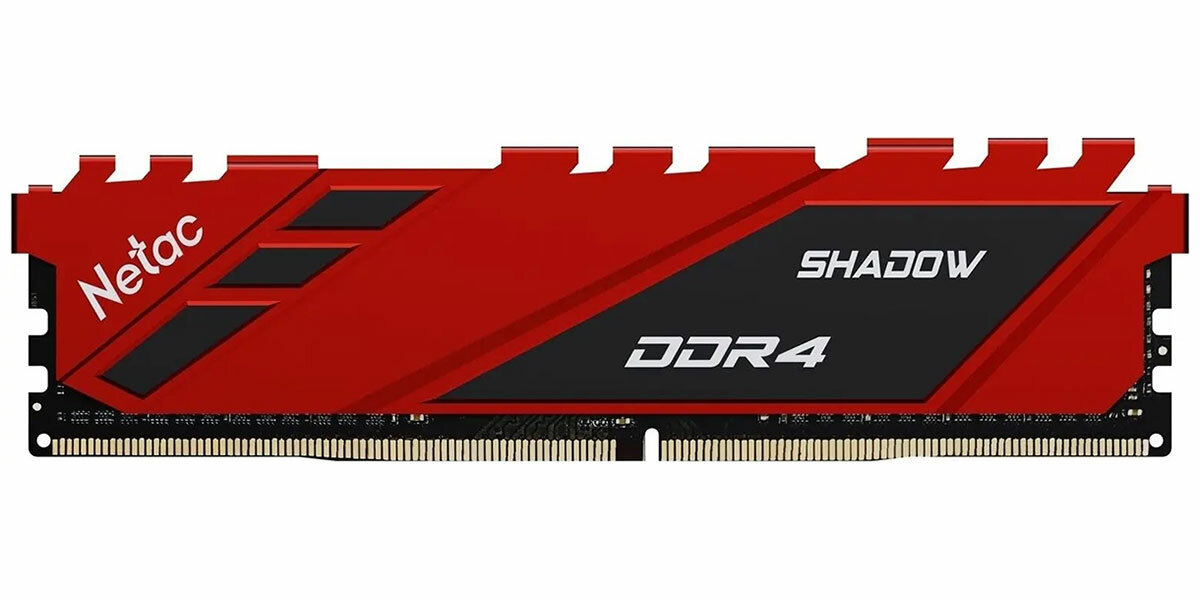 Оперативная память Netac DDR4 8GB 3600MHz Shadow Red (NTSDD4P36SP-08R)