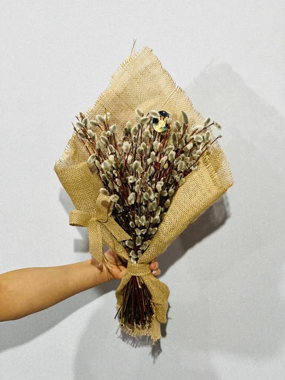 Пасхальный букет / Верба живая 101шт / Вербный букет