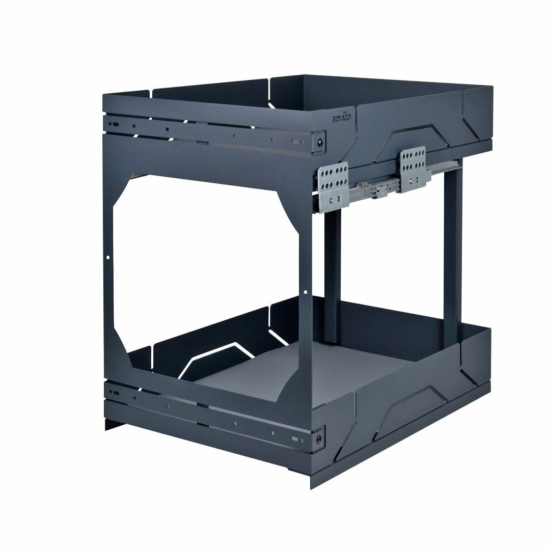 Выдвижная корзина-карго BOYARD X.ERGO KR44/1/3/400/GRPH в базу 400 мм.